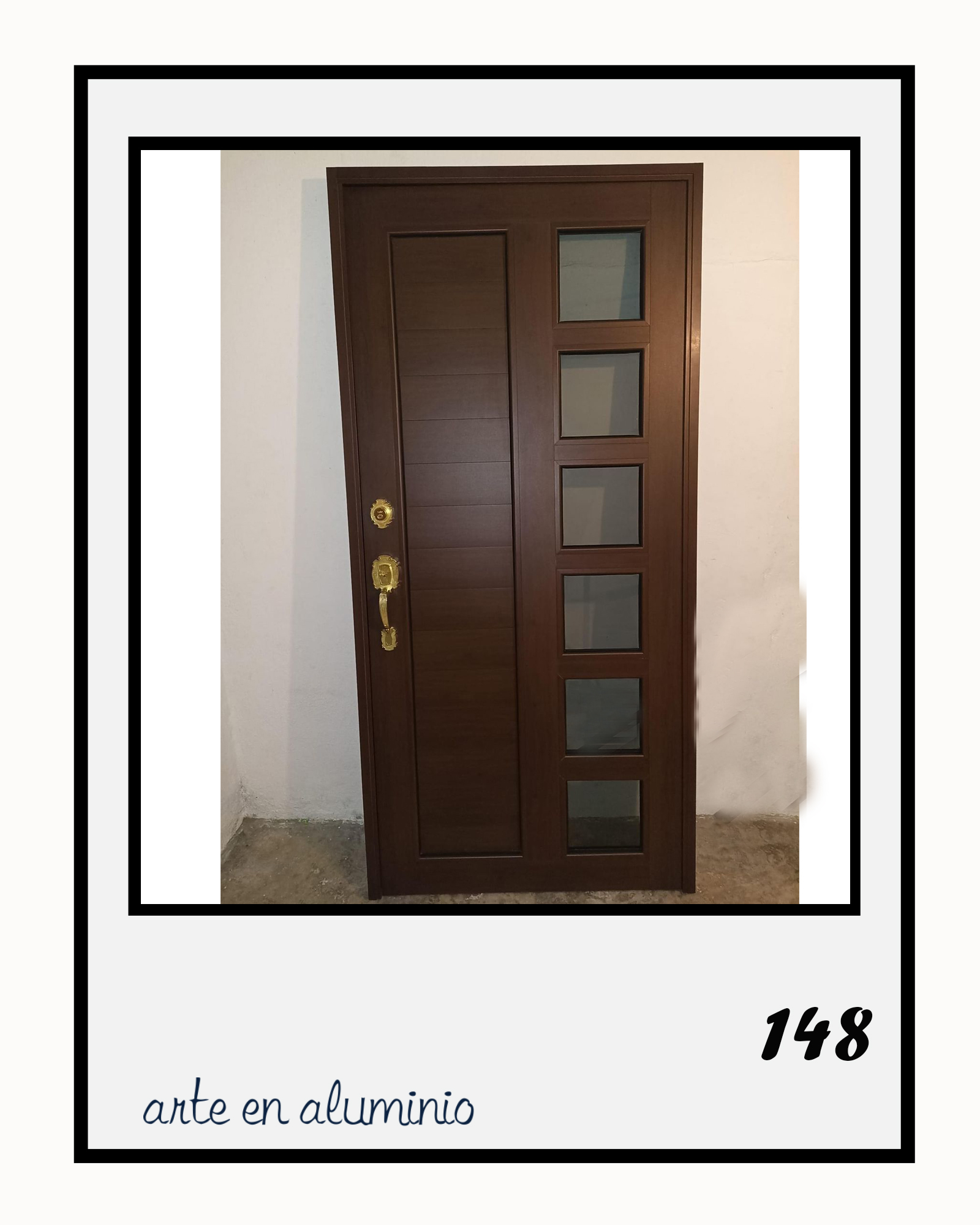 Puertas Aluminio para Entrada - alumisa